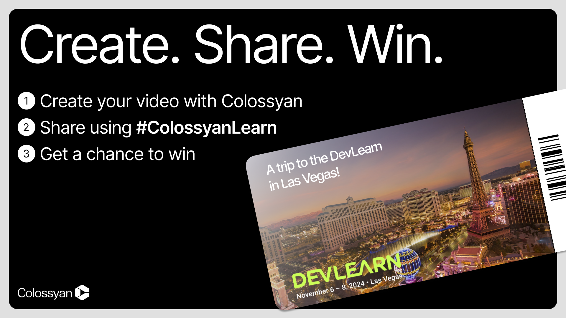 Win a trip to DevLearn in Las Vegas!